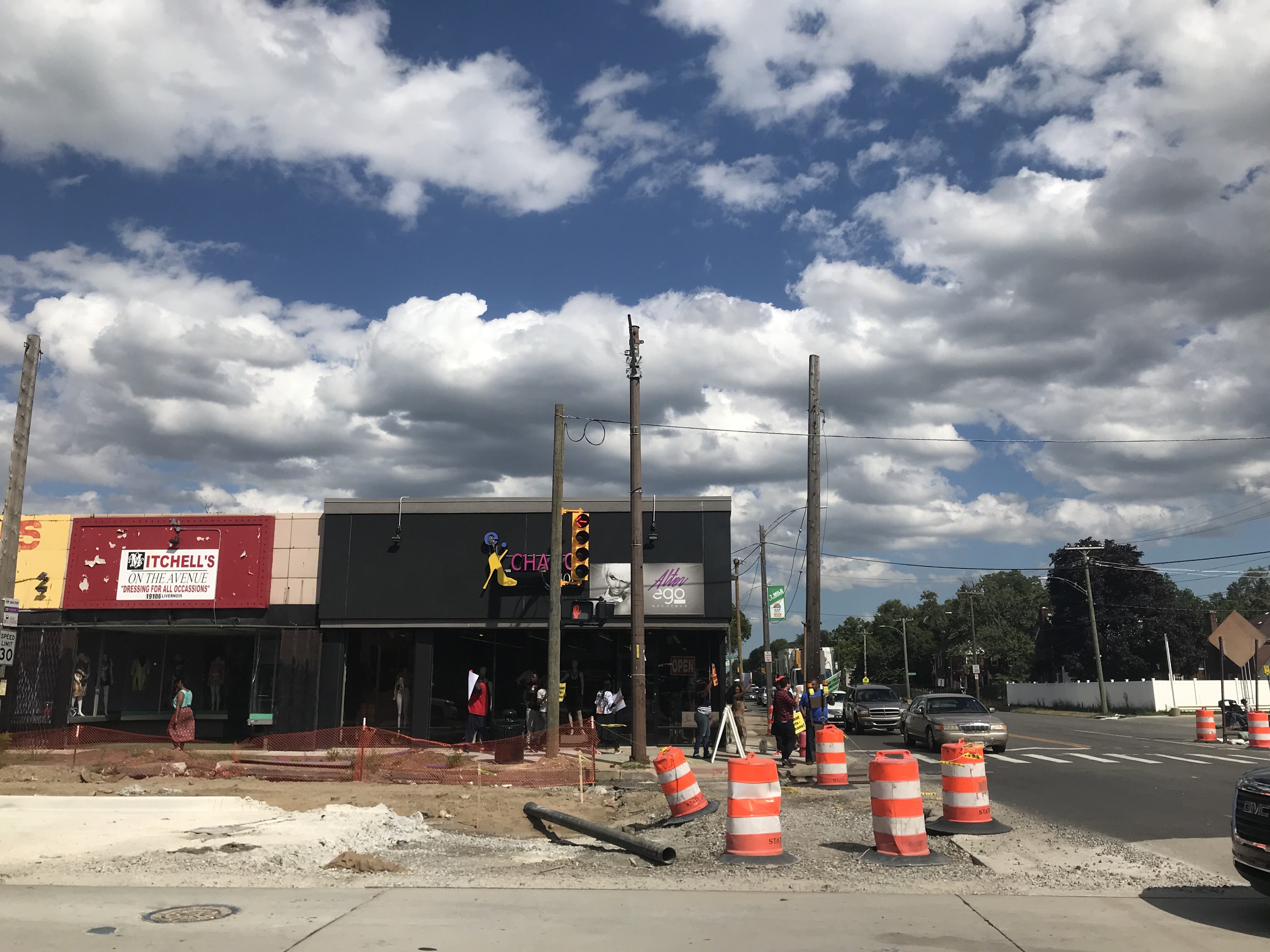 Detroit community leaders and business owners protest Livernois ...